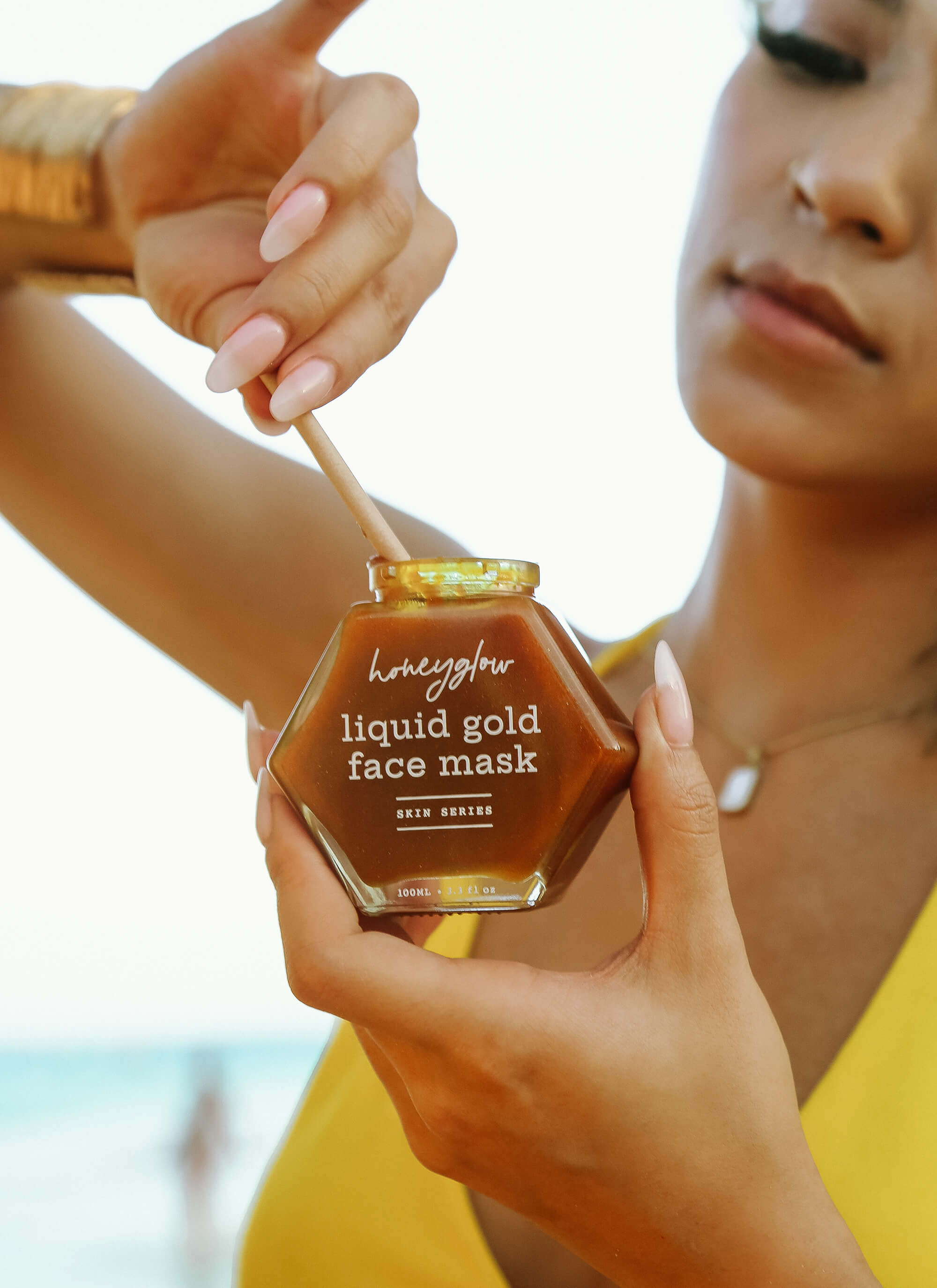 liquid gold face mask – honeyglow hive